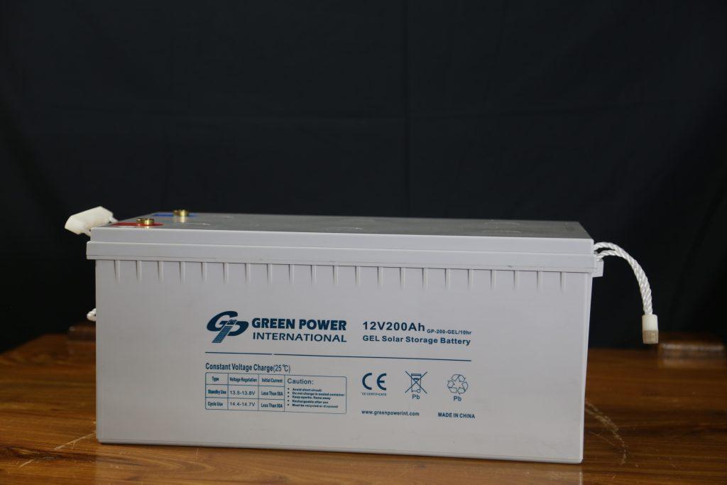 Green Power Solar And Power Battery 200AH Gel 12V200AH - Grey - Green ...