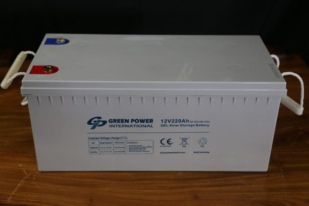 Green Power Solar And Power Battery Gel 12V220AH - Grey - Green Power ...